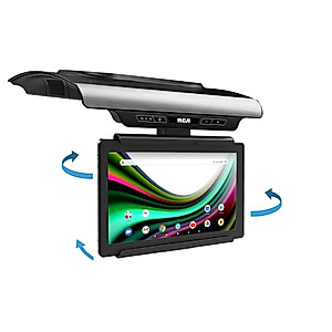 RCA Under Cabinet Speaker Dock with 11.6" Space Saver Android Tablet 2GB RAM 32GB