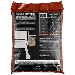 Traeger Grills Signature Blend 100% All-Natural Wood Pellets for Smokers and Pellet Grills, BBQ, Bake, Roast, and Grill, 20 lb. Bag