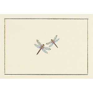 Blue Dragonflies Note Cards (14 Cards, 15 Self-sealing envelopes)