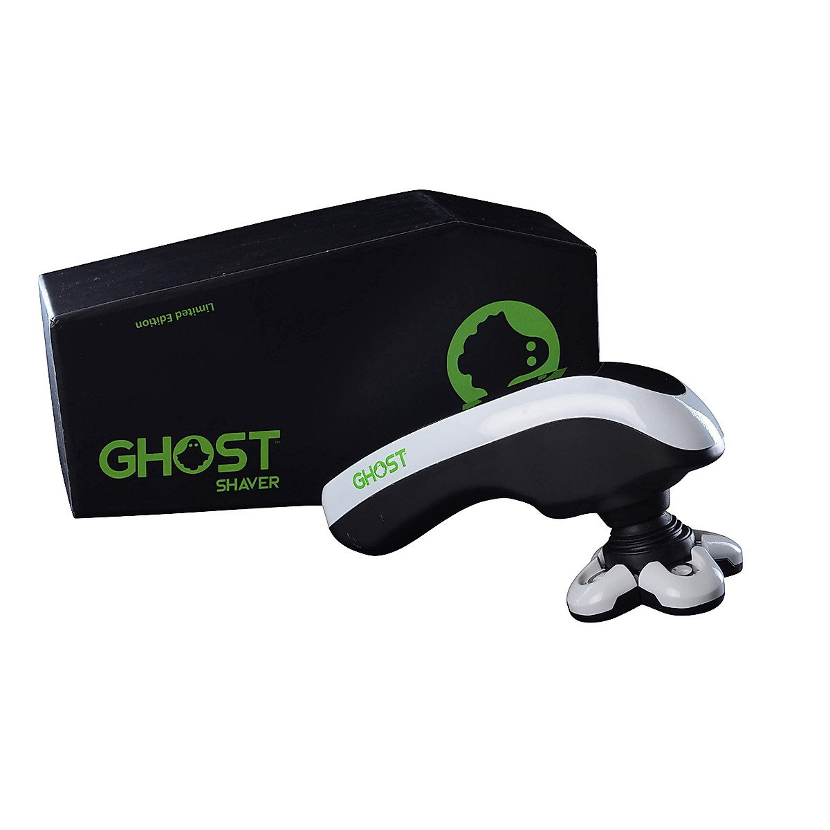 Ghost Shaver Electric Razor - Wet/Dry 5 Head Cordless USB/C Type Plug Rechargeable Rotary Shaver