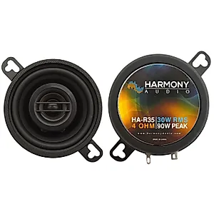 Harmony Audio HA-R35 Car Stereo Rhythm Series 3.5" Replacement 90W Speakers