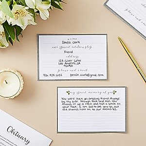 Best Paper Greetings 60 Count of Memorial Cards, My Special Memory of You Remembrance Cards, 10 x 15 cm