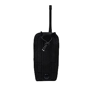 HEOPBIRD Radio Holster, MOLLE Radio Holder Universal Walkie Talkie Pouch Case for Duty Belt, Tactical Police Two Way Radio Harness for Baofeng, Motorola, Kenwood,2 Pack