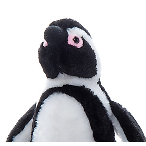 The Petting Zoo African Blackfoot Penguin Stuffed Animal Plushie, Gifts for Kids, Wild Onez Zoo Animals, Penguin Plush Toy 9 Inches