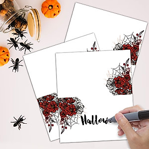 Halloween Table Place Cards, Editable Name Place Cards, 25 Pack Buffet Food Tent Labels, Double Design Name Cards, Halloween Thanksgiving Party Decorations, Easy Folding for Dinner Party - L523