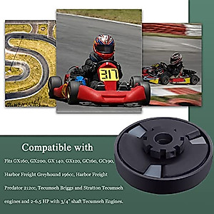 3/4" Centrifugal Clutch 12 Tooth 35 Chain for Go Kart, Mini Bike, Fun Kart 2-7 HP 212cc predator Engine Fits GX160 GX200 GX140 GX120 GC160 GC190
