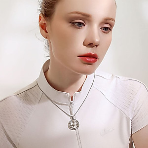 Sigil of Lilith Necklace, with 20" Snake Chain, Pure 304 Stainless Steel Pendant and Chain…