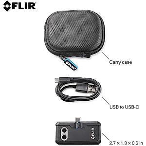 FLIR ONE Pro LT - High resolution Thermal Imaging Camera for iOS Smartphones (iPhone w/Lightning Port Only)