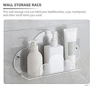 Zerodeko Clear Acrylic Cloud Shelves Wall Mounted Could Shape Wall Shelf Porch Entryway Floating Shelves Bookshelf Rack Wall Decoration (Transparent)