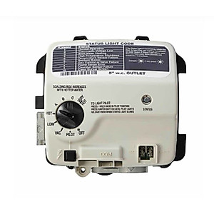 Reliance Hot Water Heater Gas Control Valve 100112336 1" Cavity Thermostat Compatible with Reliance, State, A.O. Smith, and American branded heaters