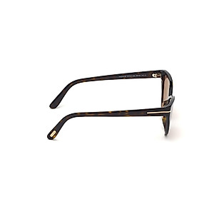 Tom Ford Cateye Sunglasses TF740 Charlie-02 52E Dark Havana 56mm FT0740