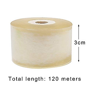 Pengxiaomei 2 pcs Grafting Tape, Stretchable Garden Grafting Tape Plants Repair Tapes Clear Floristry Film for Floral Fruit Tree and Poly Budding Tape 1.2Inch(Green,Yellow)