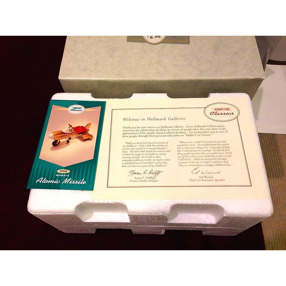 Hallmark Kiddie Car Classics - 1958 Murray Atomic Missile QHG9018