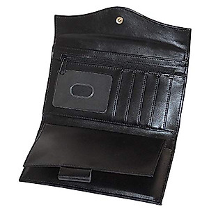 Buxton Heiress Organizer Clutch (Black-RFID, Black-RFID Protected, Size One Size