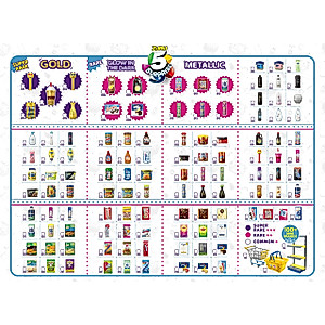 5 Surprise Mini Brands (2 Pack) Series 1 by ZURU Amazon Exclusive Mystery Real Miniature Collectible Toy Capsule (PVC Tube Packaging), Gold