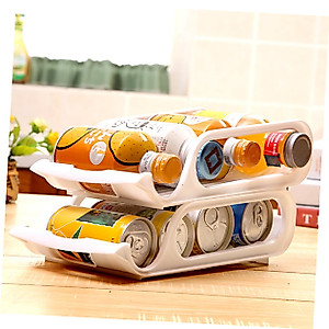 DOITOOL Plastic White Beverage Rack, 20 in L x 10 in W x 6 in H