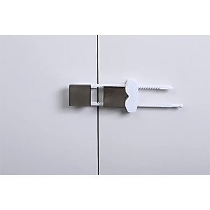 Dreambaby Sliding Cabinet Child Safety Locks - U Shaped for Knobs and Handles