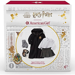 American Girl Harry Potter 18-inch Doll Hogwarts Uniform with Skirt Outfit and Robe Featuring School Crest, For Ages 6+
