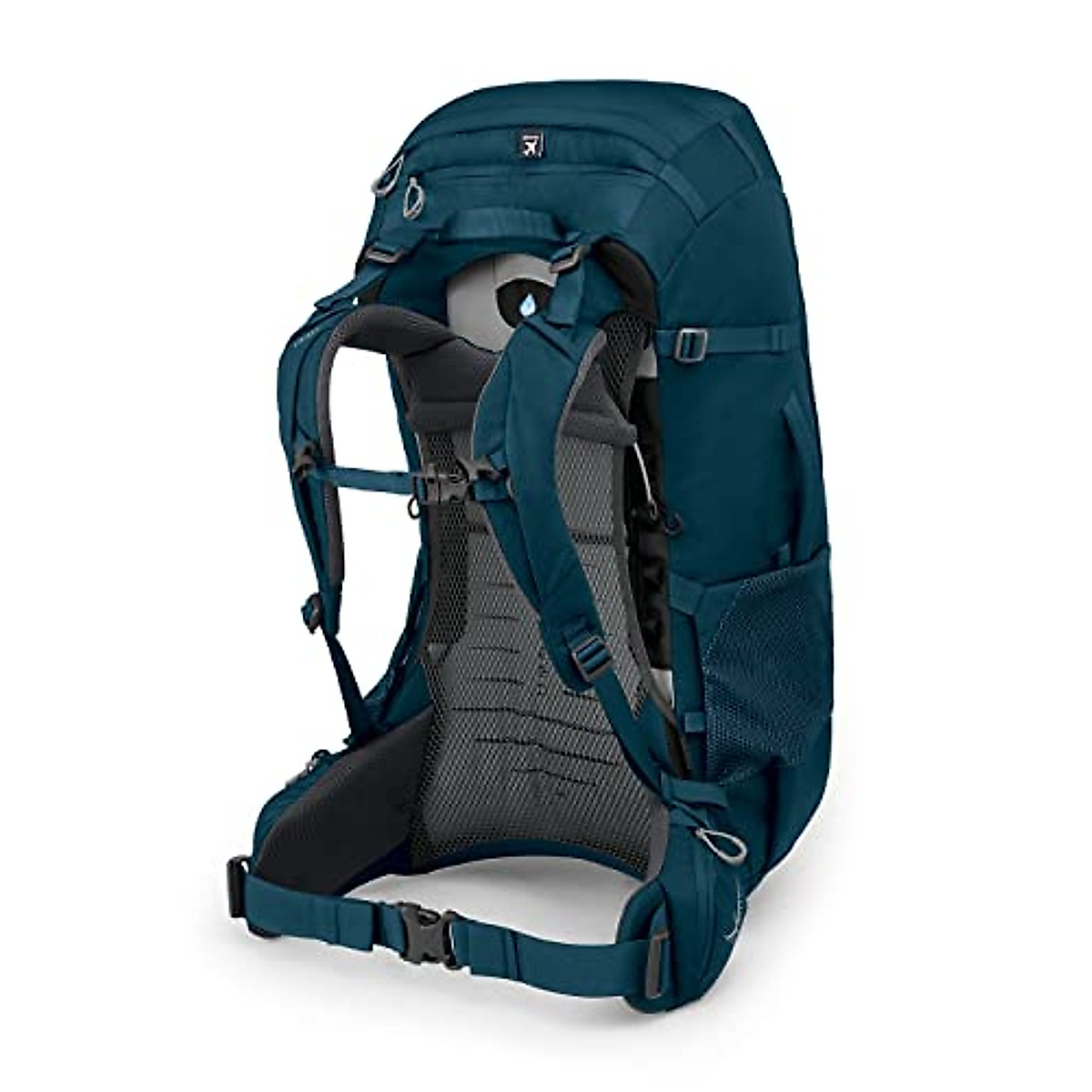 Osprey Fairview Trek 50 Women's Travel and Backpacking Backpack, Night Jungle Blue