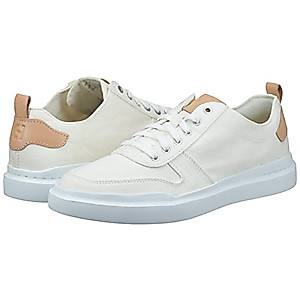 Cole Haan Men's Grandpro Rally Canvas Court Sneaker, Ivory/Natural, 9
