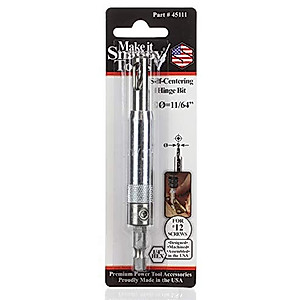 Snappy Tools 11/64 Inch Self-Centering Hinge Bit #45111