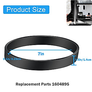 Vacuum Belts Replacement for Bissell PowerForce Compact Lightweight Upright Vacuum Cleaner Belts Replacement Belts Compatible Models: 3508,2112, 21129, 2690, 1520, 23T7,Replace Part 1604895