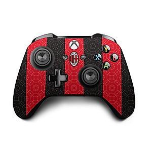 Head Case Designs Officially Licensed AC Milan Home 2020/21 Crest Kit Vinyl Sticker Gaming Skin Decal Cover Compatible with Xbox One S/X Controller