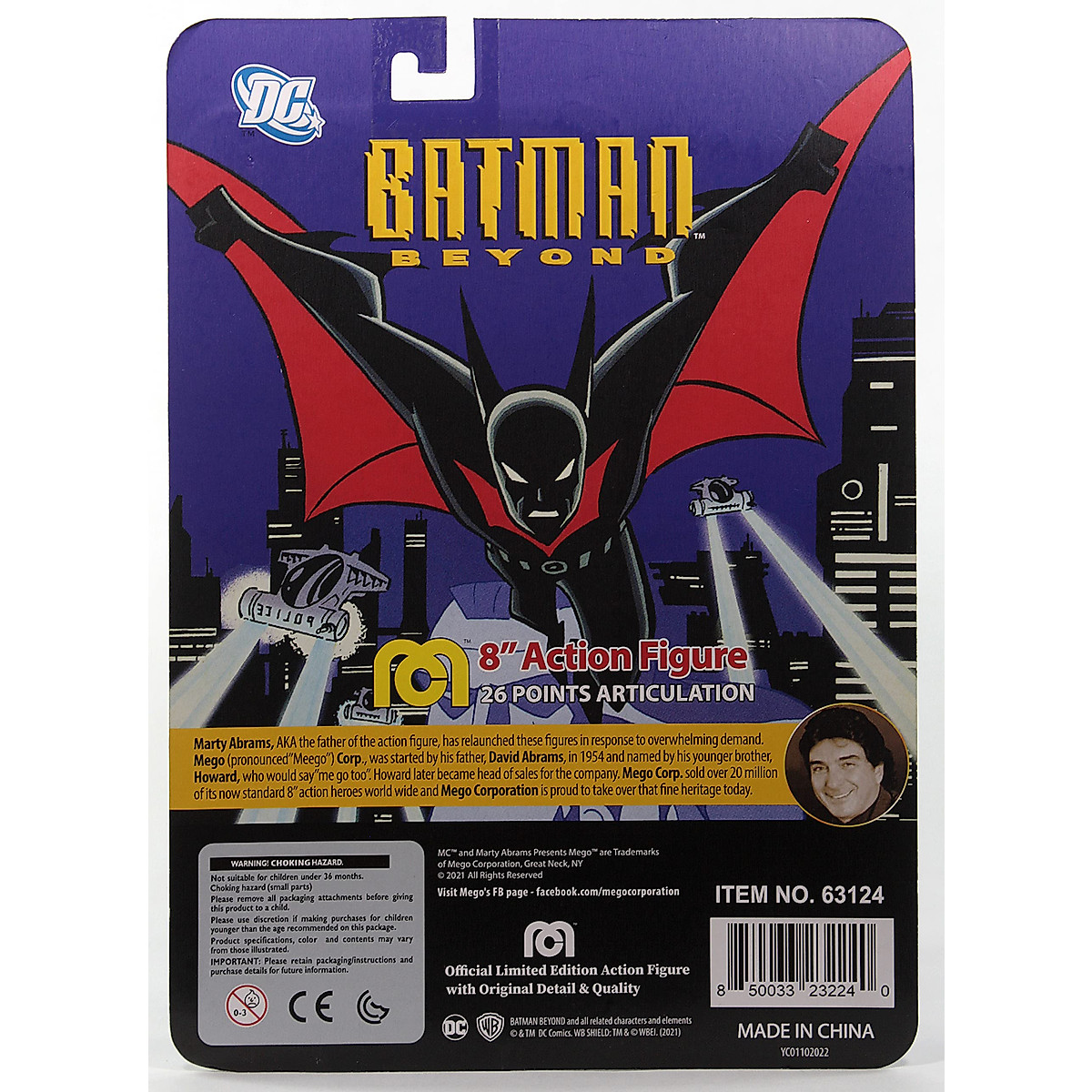 Mego DC Heroes: Batman Beyond Previews Exclusive 8" Action Figure, Multicolor