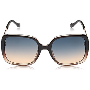 Jessica Simpson Women's J5715 Oversized Square Sunglasses with Metal Temple and UV400 Protection - Glamorous Sunglasses for Women, 65mm