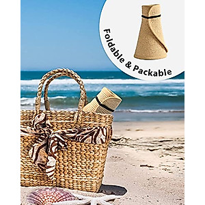 FURTALK Women's Visor, 01-Pure Khaki, Medium