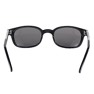 Pacific Coast Original KD's Biker Sunglasses (Black Frame/Smoke Lens)