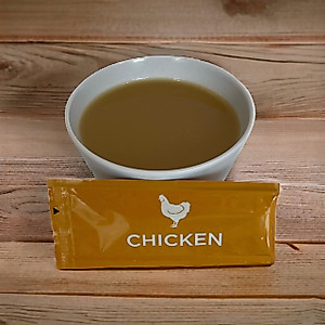 Savory Choice Reduced Sodium Broth Variety Pack: 8 Each Beef, Chicken and Vegetable Concentrates (24 Total) Make Great Soups, Bundle with Bouillon Mixing Cup