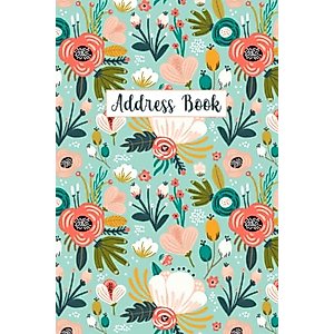Address Book: Organizer and Notes with Alphabetical Tabs Rustic Sunflower Cover