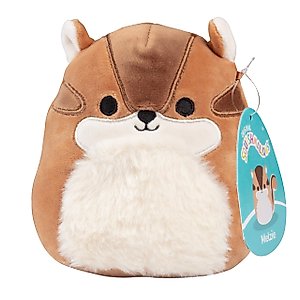 Squishmallows Original 5-Inch Melzie The Chipmunk - Official Jazwares Easter Plush - Collectible Soft & Squishy Mini Basket Stuffer Stuffed Animal Toy - Add to your Squad - Gift for Kids, Girls & Boys