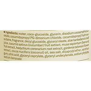 Baby Bum Shampoo & Wash Tear Free Foaming Soap for Sensitive Skin with Nourishing Coconut Oil Banana Coconut Scent Gluten Free & Vegan 12 fl oz