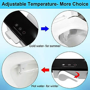 ifgswopq Bidet Toilet Seat Attachment Non-Electric Mechanical Bathroom Washing Nozzle Sprinkler Fresh, 1 (D 1)