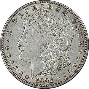 1921 D Morgan Dollar VF Very Fine 90% Silver $1 US Coin Collectible
