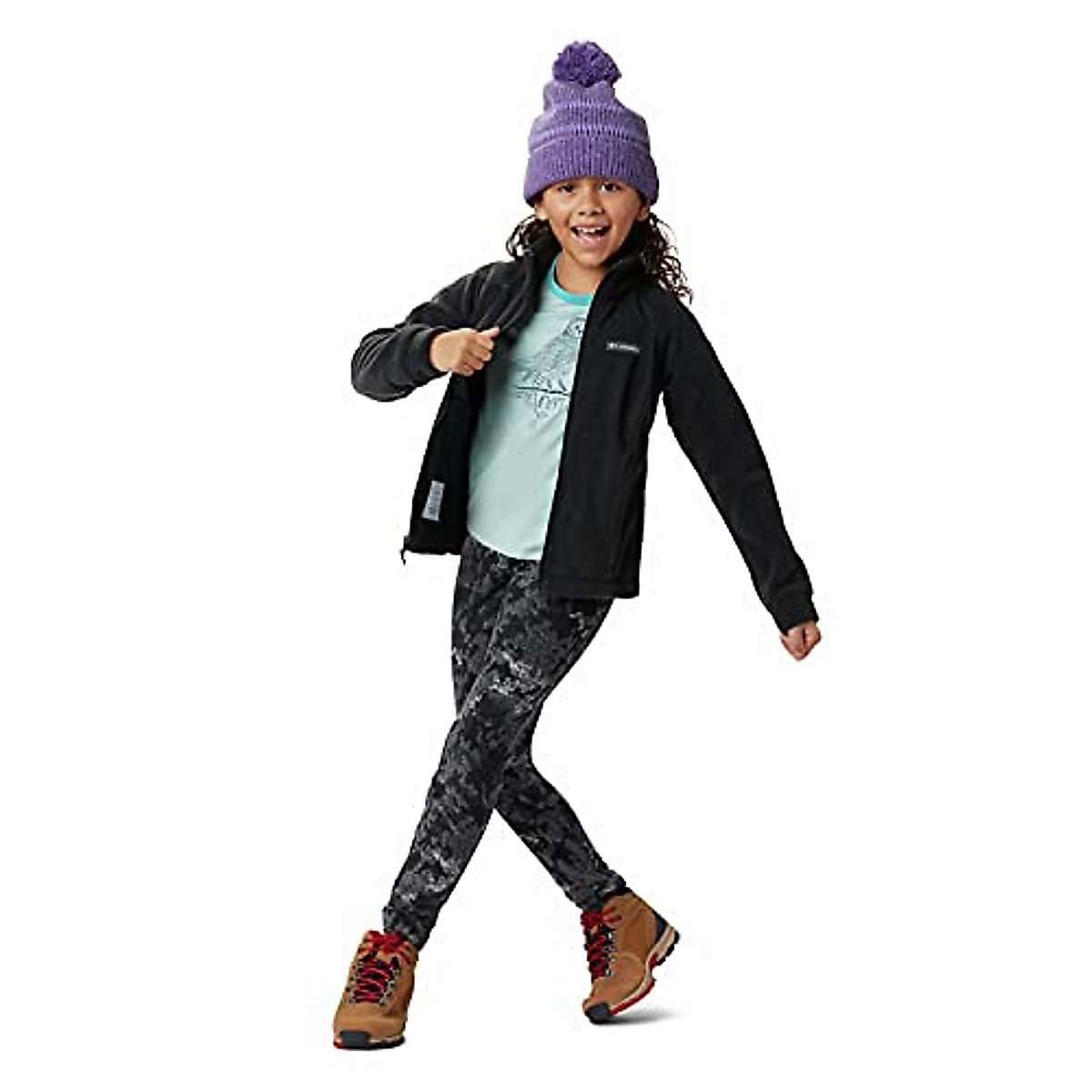 Columbia unisex-baby Benton Springs Fleece Jacket, Black, 12-18 Months