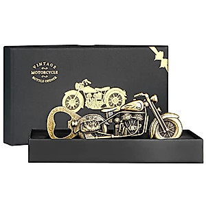 Motorcycle Beer Gifts for Men, Vintage Motorcycle Bottle Opener, Beer Bottle Opener for Bar Party, Fathers Day Gift, Mens Christmas Gifts, Birthday Gift Unique Beer Gift for Him Dad Husband Boyfriend