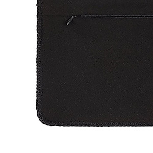 ALEXANDRA'S SECRET HOME COLLECTION 18" x 18" Decorative Throw Pillow Pack of 2 Stuffed Throw Pillows Complete Pillow with Polyester Fill Insert (Black, Fleece)