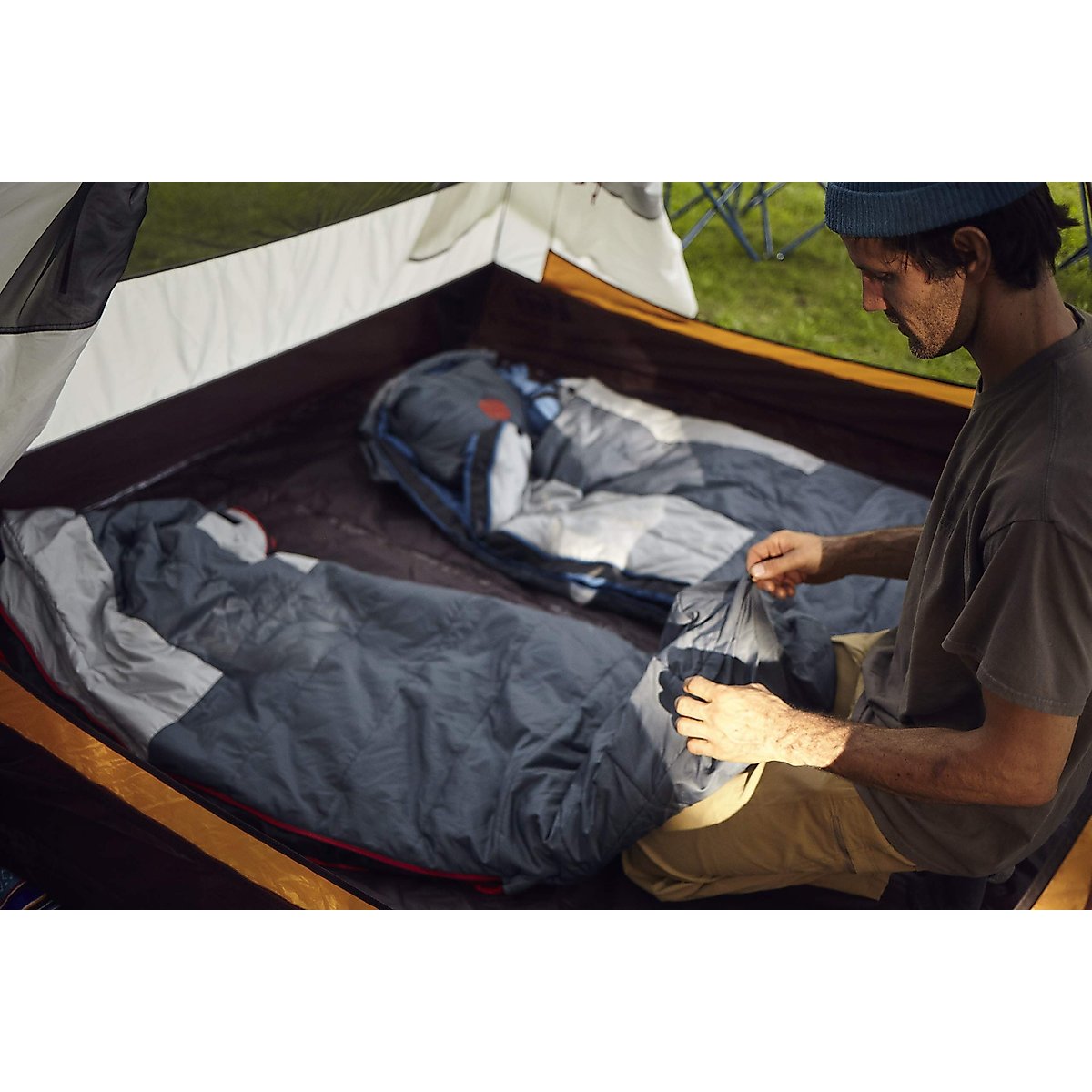 OmniCore Designs Multi Down Mummy Sleeping Bag -10°F / -23.3℃ with Compression Stuff Sack and Storage Mesh Sack, Reg - Up to 6'2"