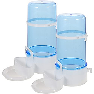 balacoo 2Pcs Small Animal Automatic Feeder Bird Hamster Water Dispenser Pet Food Dispenser Pet Water Bowl for Hamster Small Pet Bird