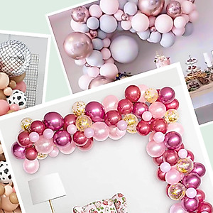 31MIGI Half Balloon Arch Stand 8.2Ft & 6.6Ft Free Bending Soft Balloon Flower Backdrop Stands Set with Water Base for Birthday Party Decorations Baby Shower Wedding Graduation balloons arch stand