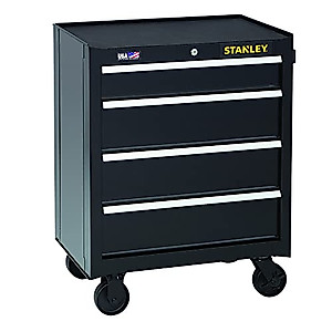 Stanley 300S 26IN 4DRW Cabinet Black