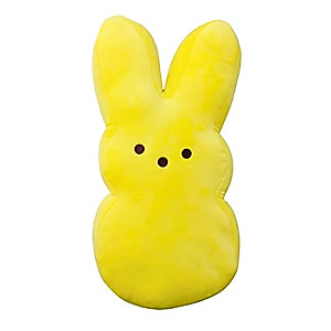 Just Born Peeps Plush 15-Inch Bunny | Easter (Yellow) 6wide*8long*15tall inch