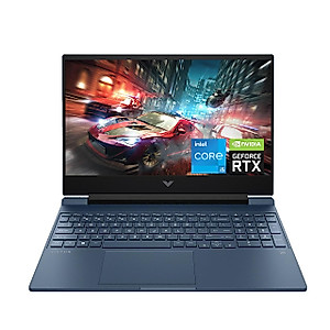 HP Victus 15.6" Gaming Laptop, FHD(1920 x 1080) Display, Intel Core i5 13420H, NVIDIA GeForce RTX 3050, 16GB RAM, 1TB SSD, Backlit Keyboard, SD Card Reader, Windows 11, Performance Blue