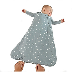 GUNAMUNA Unisex Baby Sleep Bag, Sleep Sack Sleeping Bag for Infants Toddlers, Easy Changing Diaper Zipper, 2.6 TOG, Shine, 3-9 Months