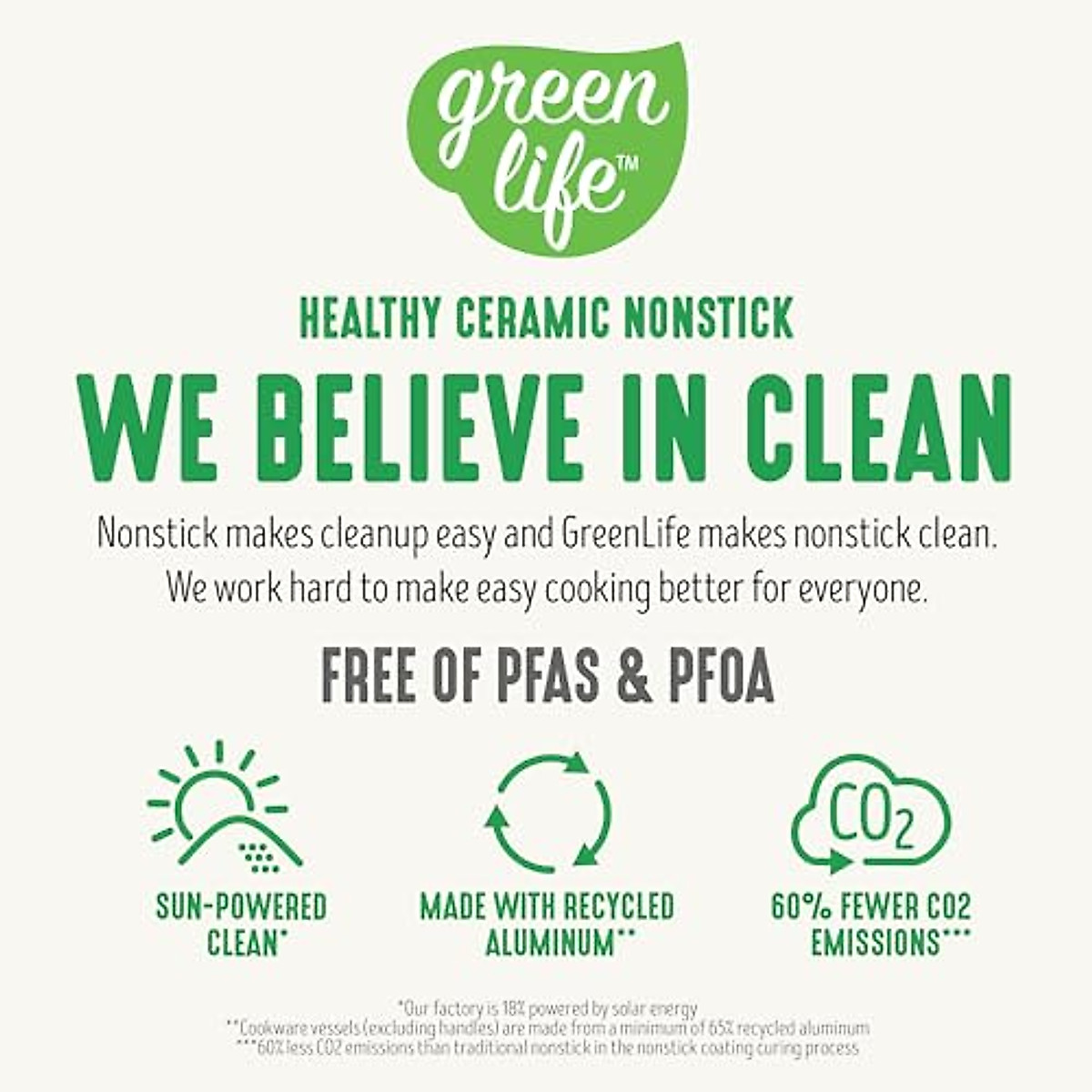 GreenLife Dream 8" & 10" Healthy Ceramic Nonstick Frying Pan Set, PFAS-Free, PFOA-Free, Dishwasher & Oven Safe, Stay-Cool Handles, Durable, Versatile Cooking, Easy Clean, Sage Green