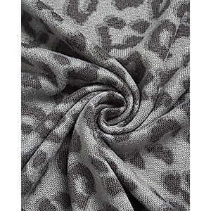 Lucky Brand Women's Pajama Set - 4 Piece Sleep Shirt, Tank Top, Pajama Pants, Lounge Shorts (S-XL), Size Large, Grey