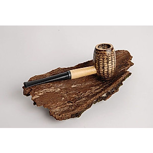 Missouri Meerschaum - Country Gentleman Corn Cob Tobacco Pipe - Straight Bit